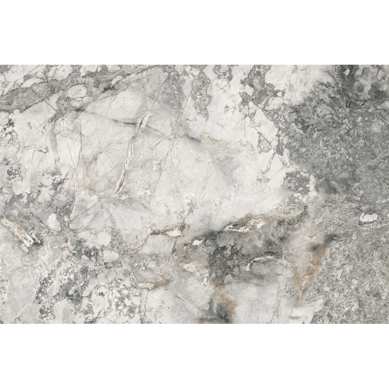 Arbeitsplatte KRONOSPAN (gerade ABS-Kante) Weißer Eisbergmarmor / K552 SU